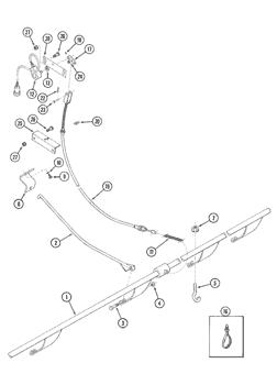 China 1314088C2 CABLE PULLING GRIP Case parts 1010 for sale