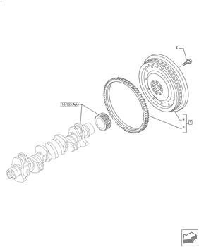 China 99438525 RING GEAR Case parts F2CFE614B B006, F2CFE613A B006, F2CFE614E B006, F2CFE613A B007, F2CFE613C B006, F2CFP613A H001, F2CFP614A H001 for sale