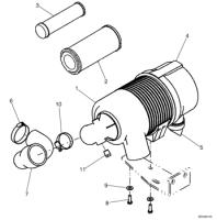 China 222425A1 AIR FILTER Case parts 445, 420CT, 1840, 445CT, SR130, 1845C, 410, 40XT, 60XT, 420, 75XT, 70XT, 430, 85XT, 435 for sale