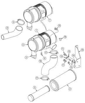 China 403087A1 AIR CLEANER for sale