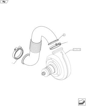 China 504170893 AIR INTAKE TUBE for sale
