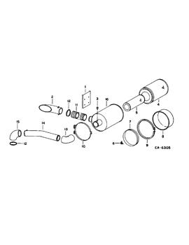 China 529852R5 AIR FILTER Case parts 3088, 782, 3288, 986, 3688, 3688HC, 715, 1620, 95, 1420, 786, HYDRO 186, 3488, 886, 1400 for sale