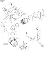 China 84305918 AIR CLEANER Case parts 7230, 9230, 7120, 8230, 7240, 8240, 9120, 8120 for sale