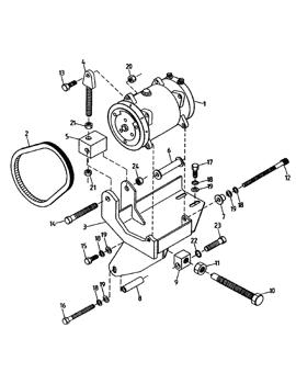 China 00180480 BELT Case parts 7000, 7700 for sale