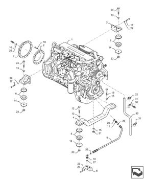 China 11LQ-00510 AIR HOSE Case parts 1221F for sale