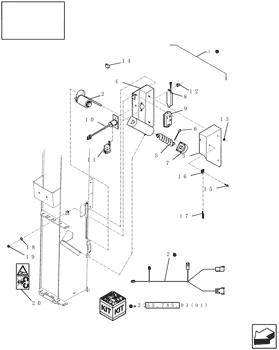 China 84295603 SENSOR Case parts 7230, 9230, 8230, 7240, 9240, 8240 for sale