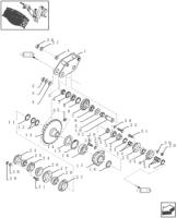China 80543835 NUT Case parts LBX331R, LBX421R, LBX431R, LBX432R, LBX332R for sale
