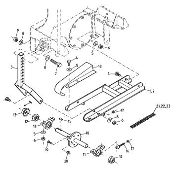 China 00137071 NUT Case parts AUSTOFT for sale