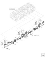 China 504047546 CLAMP Case parts F2CFP613A H001, F2CFP614A H001 for sale