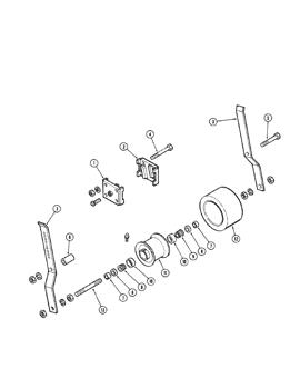 China 551892 BRACKET - mounting, R.H. Case parts 100-SERIES for sale