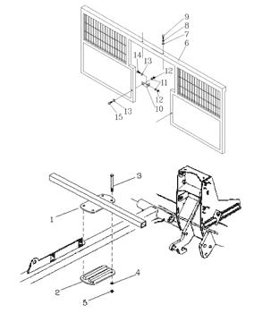 China 0088109413 BRACKET Case parts A7700, A8000, A7000, A8800 for sale
