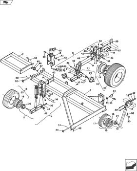 China 04637400 BRACKET, SUPPORTING Case parts 4100 II, 4200 II for sale