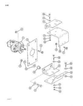 China 1994653C2 PUMP Case parts 1688, 1666, 1644, 1680, 1660, 1640 for sale