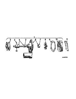 China 355760R93 PUMP Case parts FARMALL C, SUPER C, 230, 240, C-123, SUPER A, SUPER A-1, SUPER AV, SUPER AV-1, 200 for sale