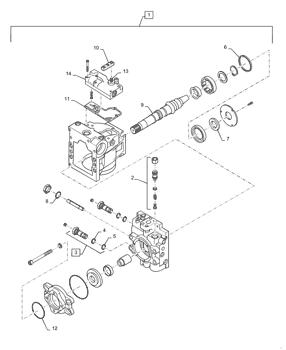 China 47425033 PUMP Case parts PATRIOT 2250 for sale