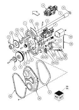 China 87597502 PUMP Case parts 2152, 2142, 2162 for sale