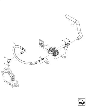 China 84572269 PUMP,36.6 CC Case parts TR340, TV380, SV250, SV280, SV300, TR270, TR310, TR320, SR210, SR220, SR240, SR250, SR270 for sale