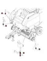 China 87040807 PUMP Case parts RB454, RB455, RB464, RB465, RB554, RB564, RB565, RBX452, RBX453, RBX462, RBX463, RBX552, RBX553, RBX562, RBX563 for sale