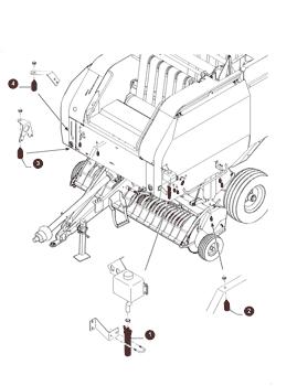 China 87040807 PUMP Case parts RB454, RB455, RB464, RB465, RB554, RB564, RB565, RBX452, RBX453, RBX462, RBX463, RBX552, RBX553, RBX562, RBX563 for sale