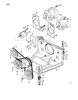 China D61866 PUMP Case parts 1816C, 1816, 1816B for sale