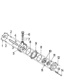 China 00407232 PUMP Case parts 7000, 7700 for sale