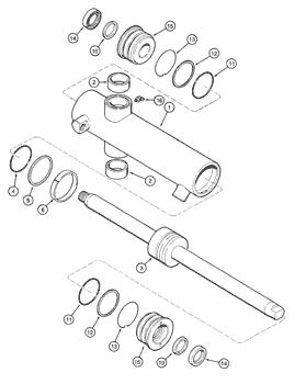 China 1255306C5 PISTON ROD Case parts 2555, MX135, 420, MX150, 420 TIER 3, MX170, 1800, 8930, 7110, 7120, 7130, 7140, 2022, 7150, 2044, 7210, 7220, 7230, 7240, 8940, 7250, 8910, 8950, 8920, CPX420, 2055, MX100, 2155, MX110, MX120 for sale