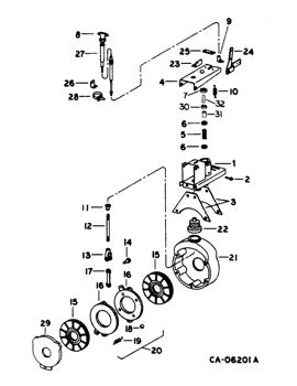 China 121961C92 CLUTCH Case parts 1620, 1440, 1420, 782 for sale