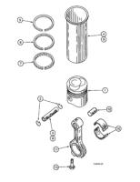 China 670675C1 PISTON PIN,41.27mm OD x 89.15mm L Case parts 1844, DTI-466, DT-436, DT-407, 1670, D-407, DT-414, 1680, D-414, D-436, DTI-466C, 1822, D-466, 1640, DT-466B, DT-466, DTI-466B, 1660 for sale