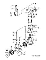 China 366182R93 CLUTCH DISC Case parts 782, 1644, 1620, 1420, 1440, 1400, 1640 for sale
