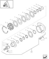 China 84037045 CLUTCH DISC Case parts LBX331R, LBX431R, LBX331S, LBX431S, LBX421R, LBX331P, LBX421S for sale