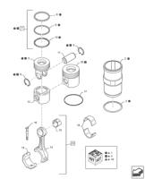China 87356533 PISTON & RINGS KIT Case parts TITAN 3520, MAGNUM 275, MAGNUM 335, 6TAA-9004 350HP, 6TAA-8304 275HP, MX305, 6TAA-8304 305HP, TITAN 4020, TITAN 3020, 625, 620, MAGNUM 305, TITAN 4520 for sale