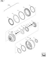 China 84801515 CLUTCH DISC Case parts LB434R, LB424R, LB434R XL, LB424R XL, LB333R, LBX432R, LBX332R, LB433R, LB334R, LB324R for sale