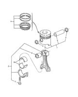 China 87801071 PISTON & RINGS KIT Case parts WDX901 for sale