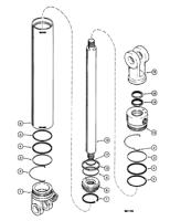 China 102684A1 PISTON ROD Case parts 660 for sale