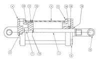 China 1016086 PISTON Case parts NFX for sale