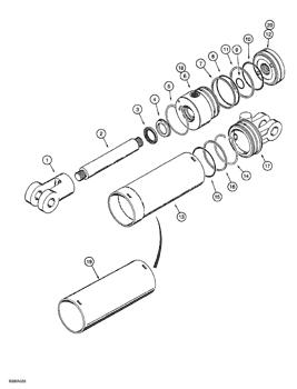 China 102911A1 PISTON Case parts 860, 960, 760 for sale