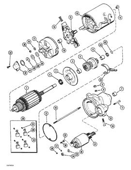 China 251829A1 SOLENOID Case parts 2388, 2144, 2166, 2188, 2344, 1660, 2366 for sale
