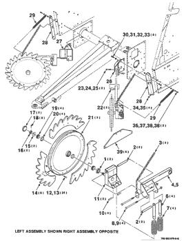 China 700128319 SHIM Case parts 8455, 8455T, 8460, 8465, 8465T for sale