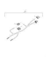 China 47538417 WIRE HARNESS Case parts RB455, RB465, RB565 for sale