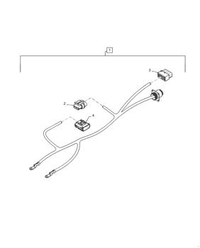 China 47538417 WIRE HARNESS Case parts RB455, RB465, RB565 for sale