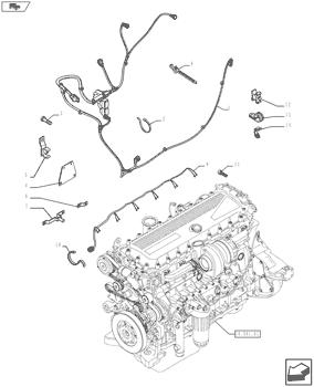 China 5801621246 WIRE HARNESS for sale