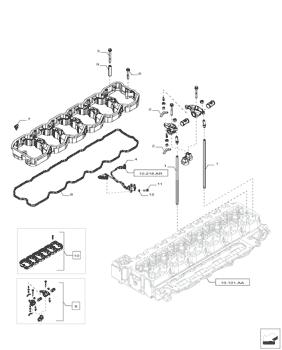 China 5801567608 WIRE HARNESS Case parts F4HFP613A H001, F4HFP613B H005 for sale