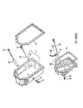 China 3055160R1 OIL PAN GASKET SET Case parts 484, D-179, 633, 380B, 824, 248, 654, 454, 3400, 533, D-155, 385, 2400, 553, 433, 724, 485 for sale