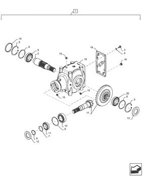 China 47427333 OIL SEAL Case parts RB455, RB465, RB565 for sale