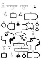 China 3144697R2 OIL PAN GASKET SET Case parts 995, 744, 4210, 4230, 4240, 895, 4000, 5000, 644, 844, 885 for sale