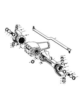 China 0009964221 oil seal Case parts 1200, 1210 for sale