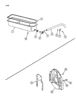 China 671827C1 OIL PAN GASKET SET Case parts 1844, 1640, 1670, 1822 for sale