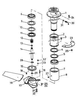 China 00100770 OIL SEAL Case parts 7700, 7000 for sale
