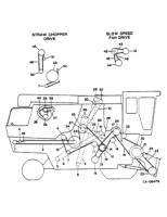 China 1313095C1 V-BELT Case parts 1460 for sale