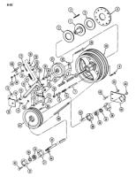 China 1313094C1 V-BELT,22.33 mm W x 3344.69 mm L Case parts 1620 for sale